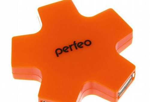 USB-хаб 4 порта 6098 Perfeo оранжевый