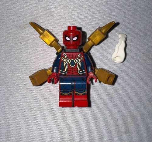 Lego минифигурка iron Spider-Man/ Железный человек