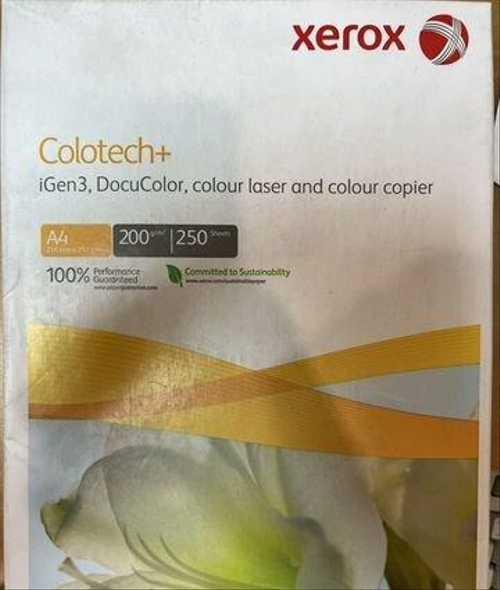 Бумага Xerox colotech+,A4, 250 листов