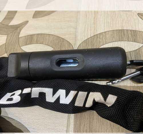 Цепной велозамок btwin x decathlon