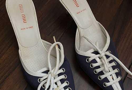 Босоножки miu miu