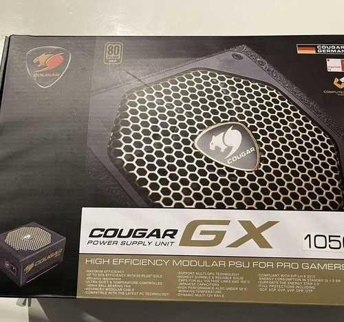 Блок питания для пк Cougar gx 1050w 80 gold