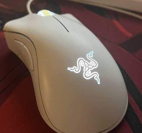 Игровая мышь razer deathadder essential белая