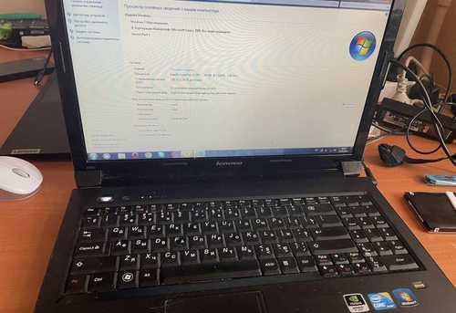 Ноутбук lenovo b560 i3