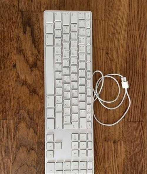 Клавиатура Apple keyboard проводная