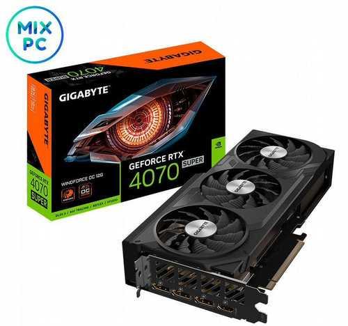 Видеокарта RTX4070 Super 12GB gigabyte windforce G