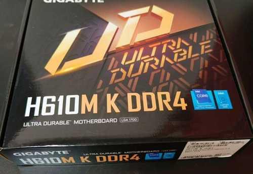 Мат.плата gigabyte H610M K DDR4, LGA 1700