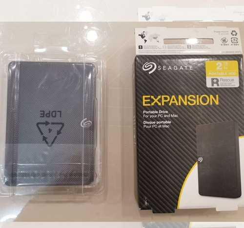 Внешний жесткий диск 2 тб Seagate новый