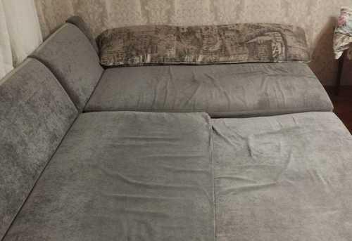 Угловой диван + раскладное кресло бу