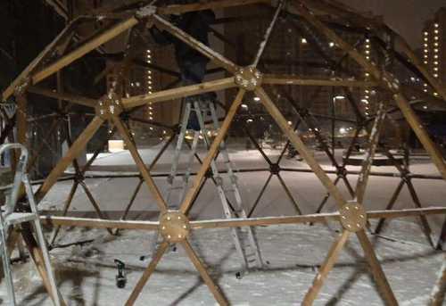 Геокупол "geowood"
