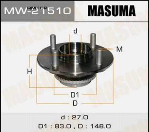 Masuma MW-21510 Ступичный узел Masuma MW-21510