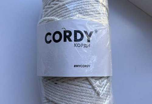 Cordy хлопковый шнур 3мм, длина 200м