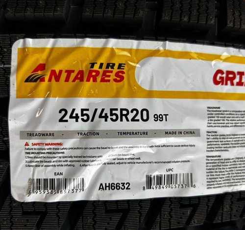 Antares Grip Winter Plus 245/45 R20 99T