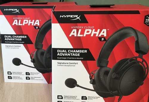 Наушники HyperX Alpha S звук 7.1 (новые, чек)