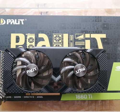 Видеокарта Palit gtx 1660 ti 6gb