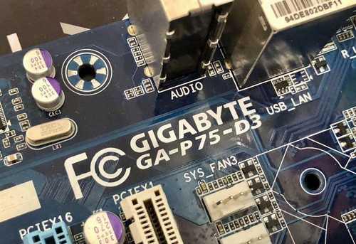 Gigabyte GA-P75-D3 + i3 3220 + 16Gb
