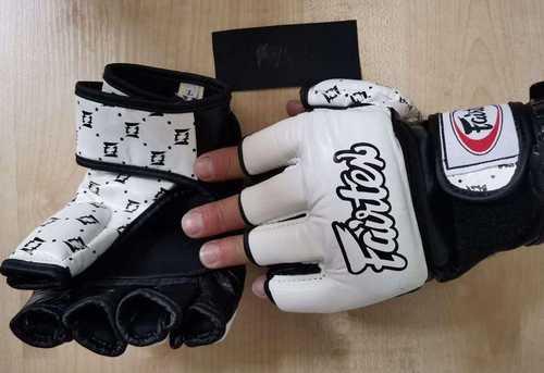 Перчатки MMA «fairtex FGV17» бело-черные