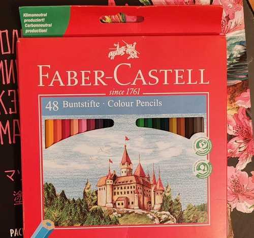 Faber Castell карандаши цветные 48 цветов