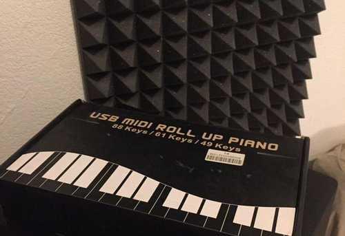 USB midi roll UP piano 61