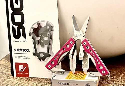 Gerber Shortcut + SOG MacV Tool SM1001 мультитул