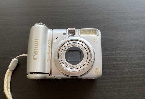 Компактный фотоаппарат canon powershot A580