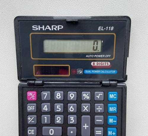 Калькулятор Sharp складной