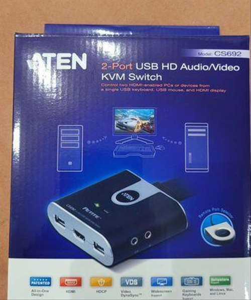 Новый KVM Aten CS692