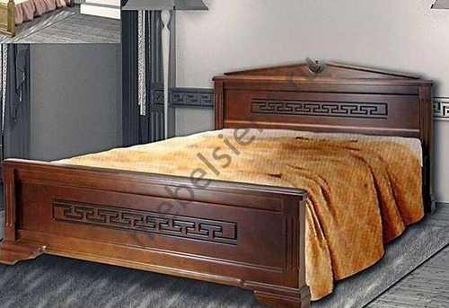 Двухспальные Кровати из массива дерева