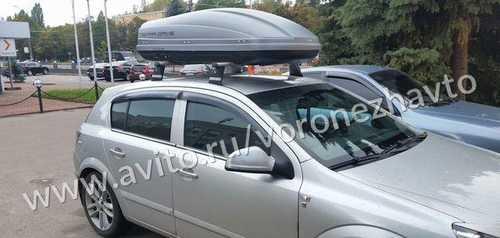 Автобокс TerraDrive 440 серый матовый на Opel