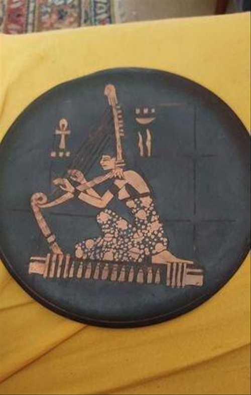 Сувенирная тарелка Египет (медь)