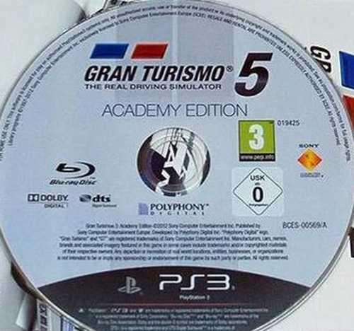 Игра grand Turismo 5 для ps3 лицензия