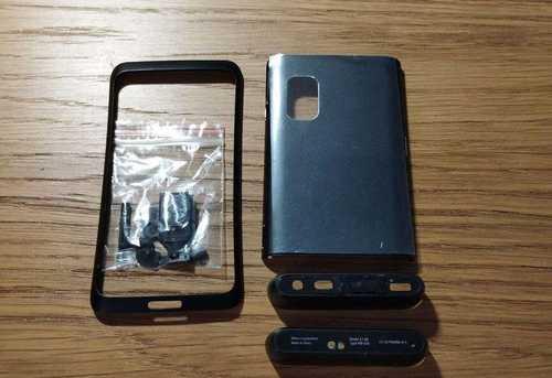 Nokia e7 корпус черный