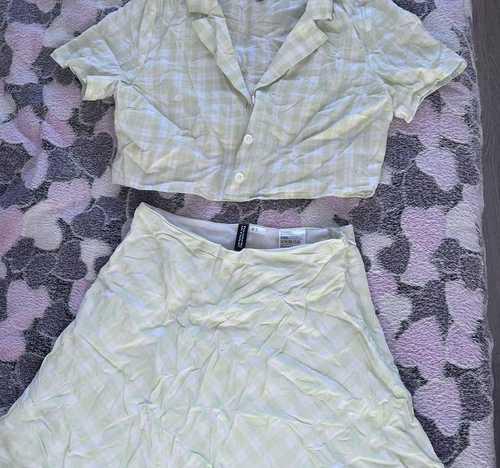Костюм с юбкой из hm