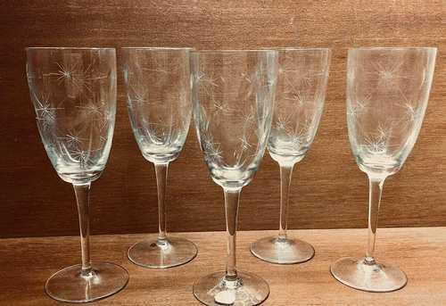 Винтаж Богемия бокалы для вина 70-е годы