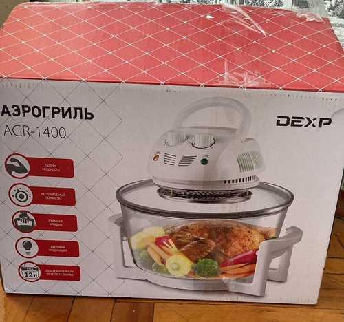 Аэрогриль новый в упаковке Dexp AGR-1400