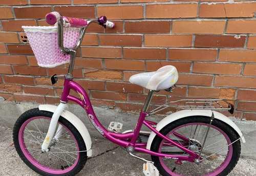 Велосипед для девочки black aqua Camilla 18"