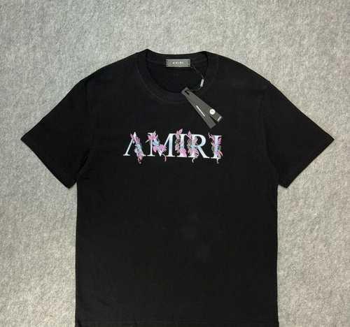 Футболка Amiri черная S-XXL