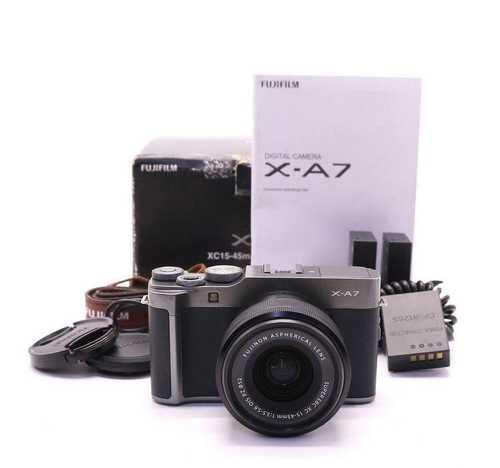 Fujifilm X-A7 kit в упаковке