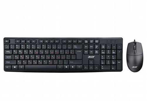 Клавиатура+мышь проводная Acer OMW141 черный