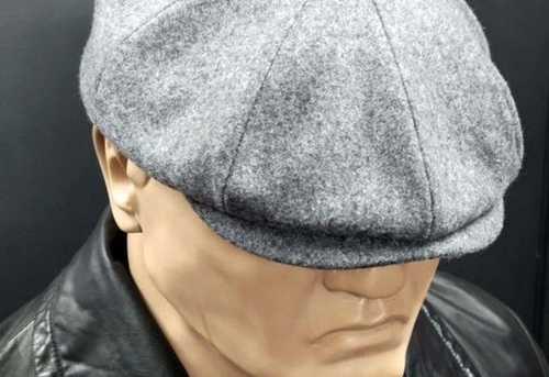 Кепка мужская Пики грэй, шапка восьмиклинка