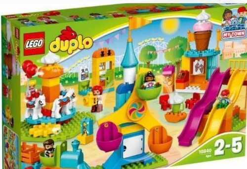 Lego duplo большой парк аттракционов