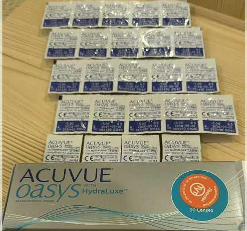 Линзы acuvue oasys - 5