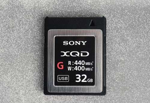 Карта памяти Sony XQD 32Gb