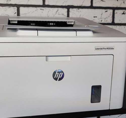 Лазерный принтер WiFi HP LaserJet Pro M203dw Гаран