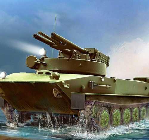 Сборная модель zebsea037 Ракетный танк Объект 170