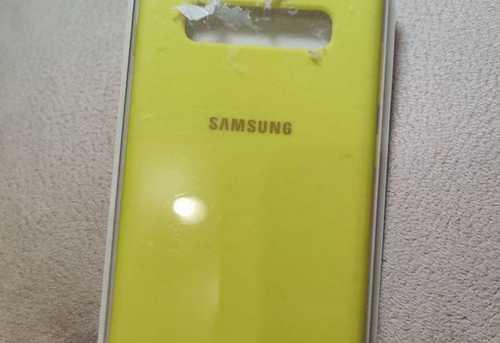 Ориг. силиконовая накладка Samsung Galaxy S10+