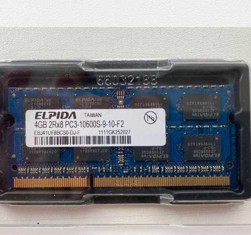 Оперативная память sodimm ddr3 4 gb elpida