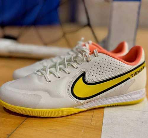 Футзалки Nike Tiempo Legend 9 YellowRed Sole