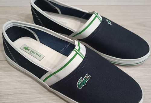 Слипоны lacoste мужские