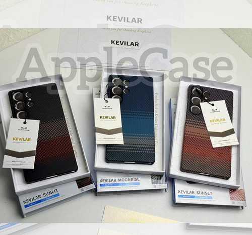 Чехол на Samsung S25 Ultra Kevlar keephone Sunset